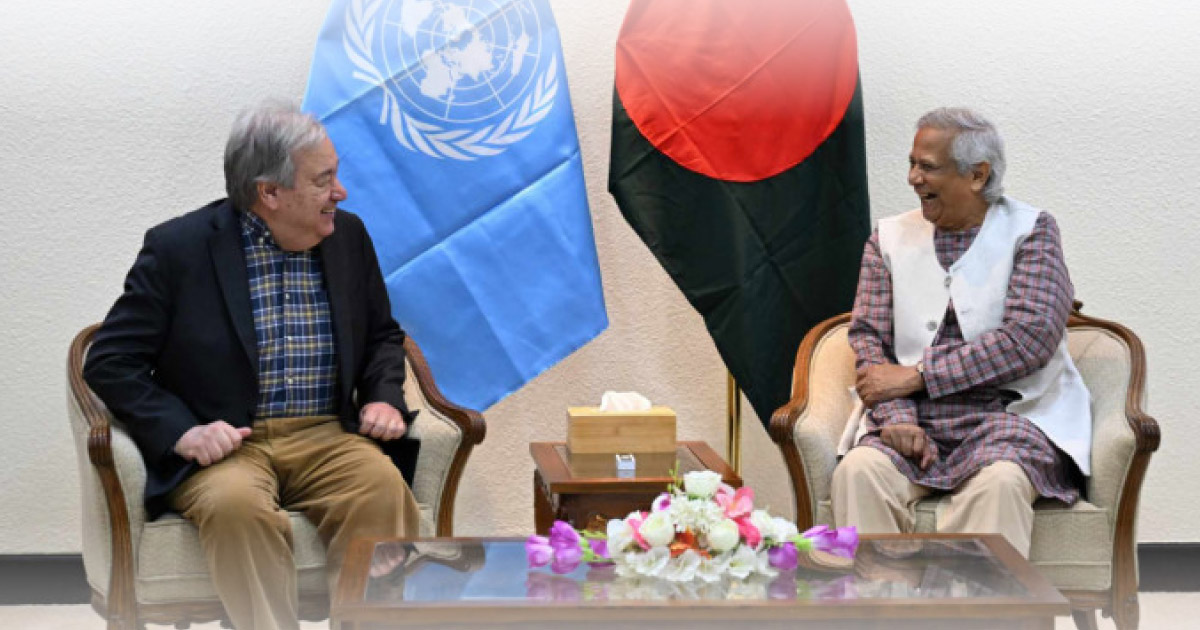 UN chief backs Bangladesh reforms, voices concern over Rohingya aid cuts