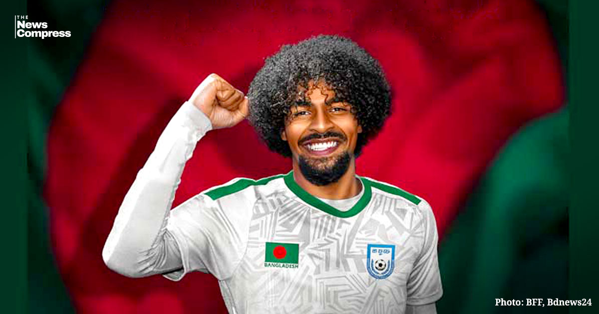 English premier league footballer Hamza Chowdhury Arrives in Sylhet to ...